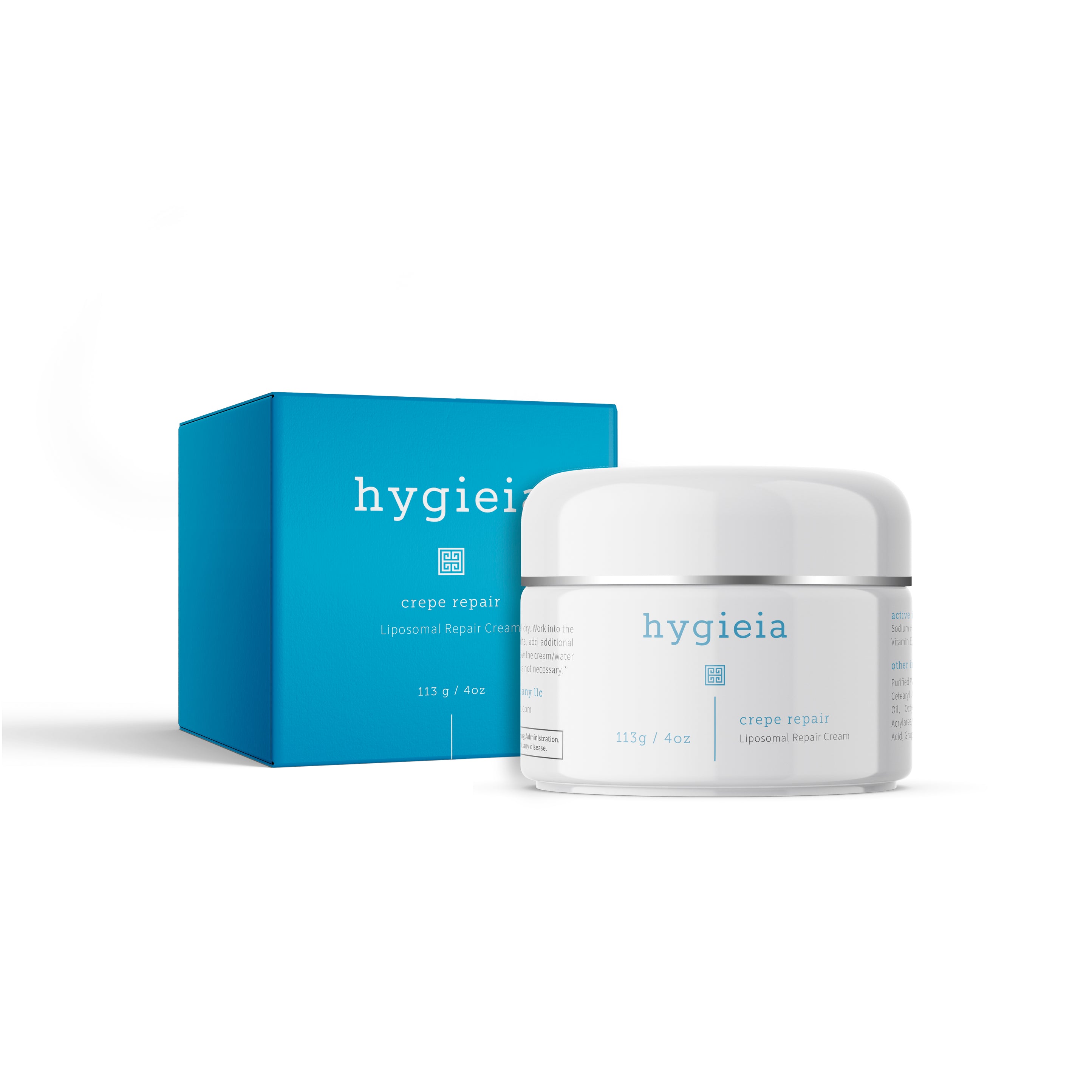 Crepey Skin Repair Cream | Liposomal Absorption | 4oz Jar | Hygieia ...