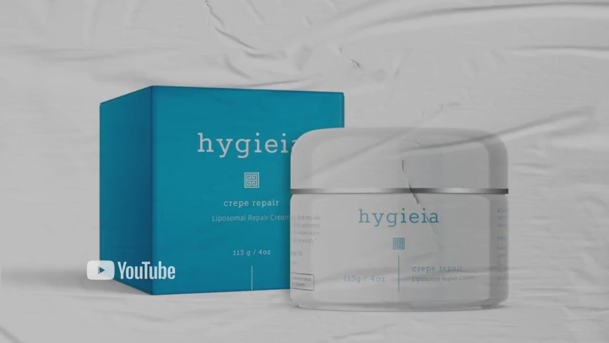 Crepey Skin Repair Cream | Liposomal Absorption | 4oz Jar | Hygieia ...